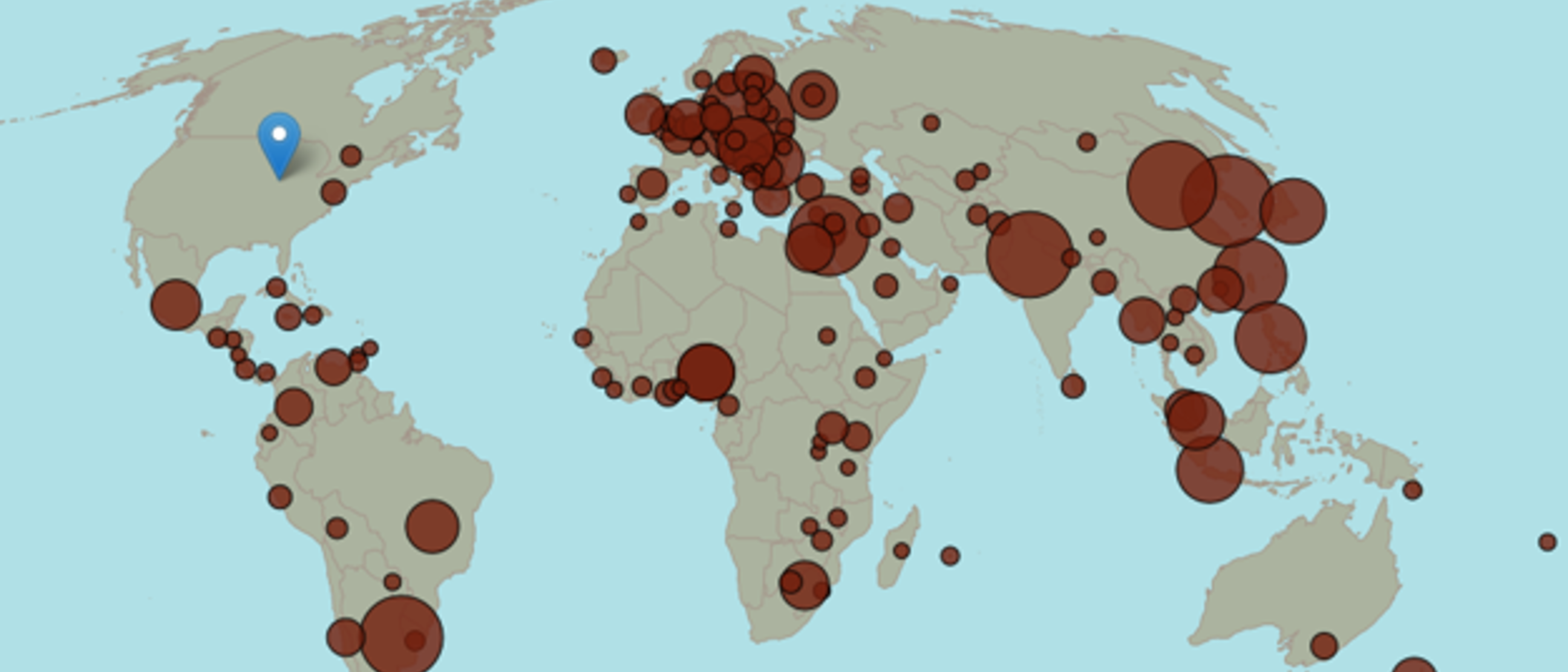 Timeline Map | The International Writing Program - Graduate College | The University of Iowa